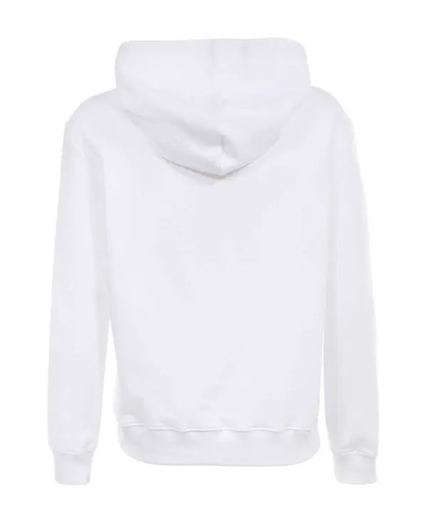 LANVIN Logo Embroidered Drawstring Hoodie