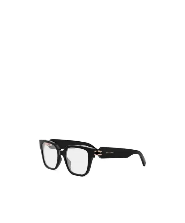 BVLGARI Square Frame Eyeglasses - Black