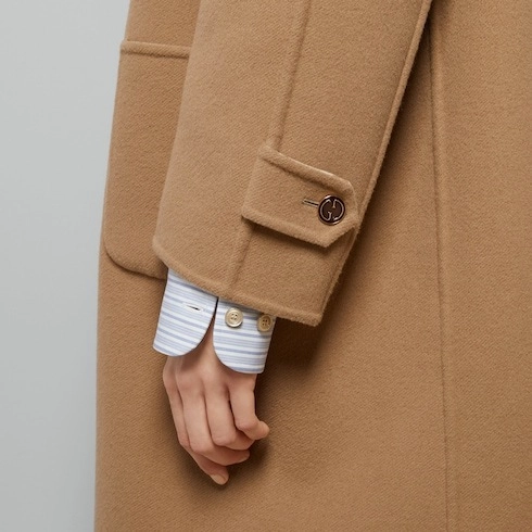 Gucci Reversible Gg Wool Coat