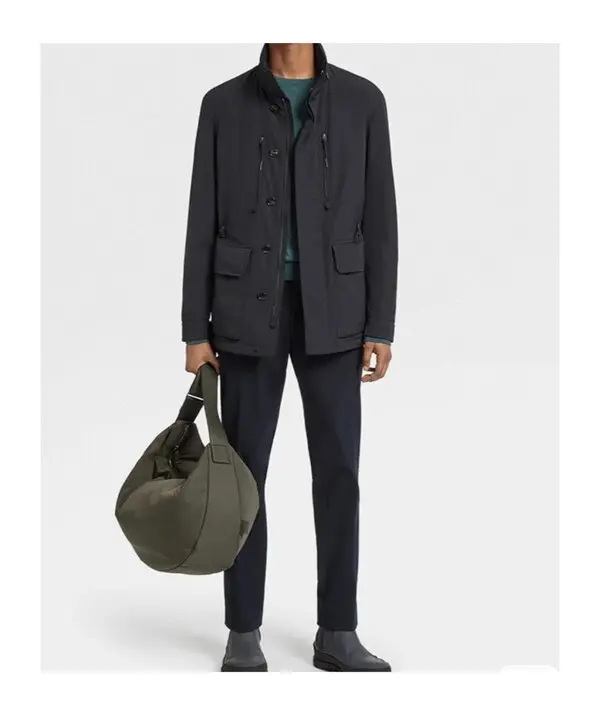Zegna Logo Casual Jacket