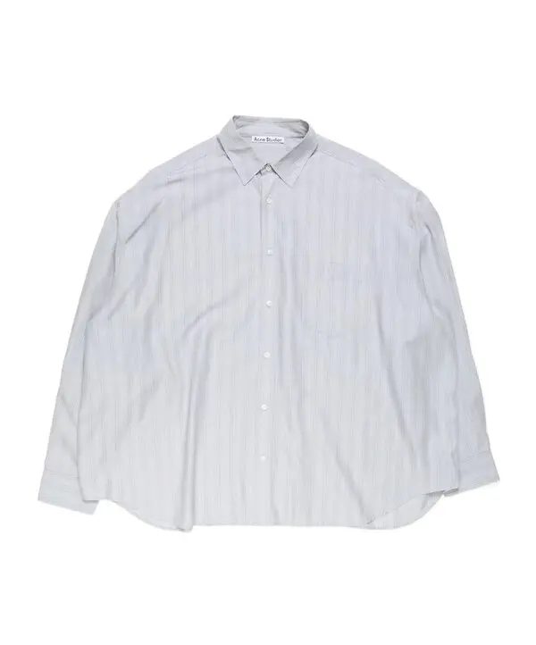 Acne Studios Striped Button-up Shirt - Gray/multicolor