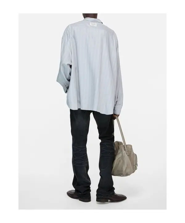 Acne Studios Striped Button-up Shirt - Gray/multicolor