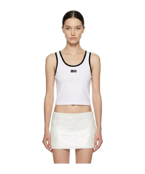 Marissa Chiara Sleeveless Vest - White