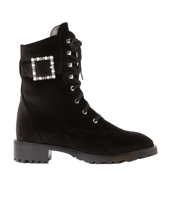 STUART WEITZMAN 40mm Buckle-fastening Lace-up Boots