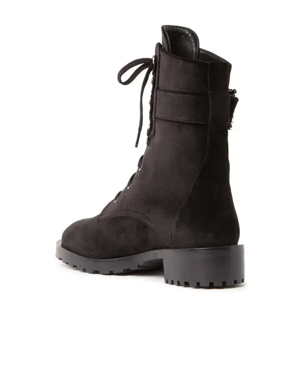 STUART WEITZMAN 40mm Buckle-fastening Lace-up Boots