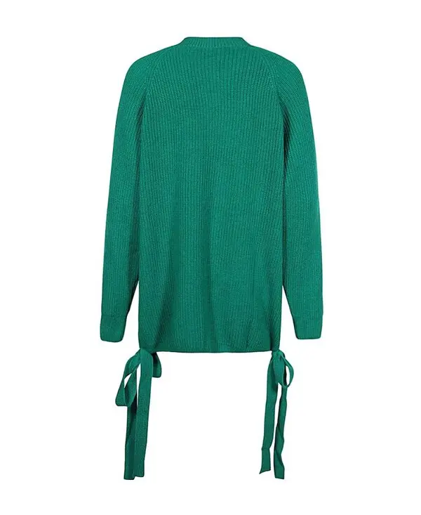 MSGM Logo Patch Knitted Cardigan