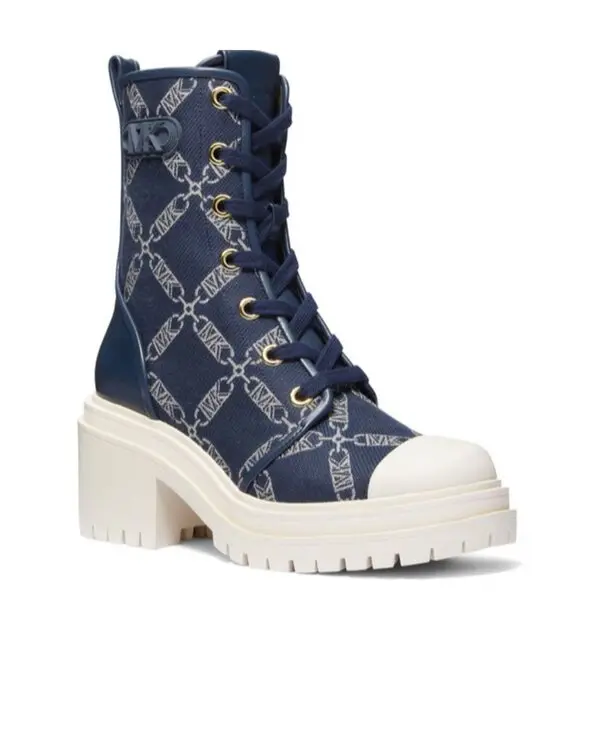 Michael Kors Hanley Logo Combat Boots