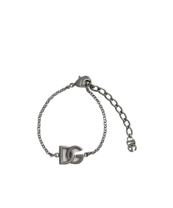 Dolce & Gabbana Logo Charm Bracelet - Grey