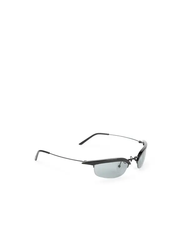 Prada Half-rim Cat-eye Sunglasses
