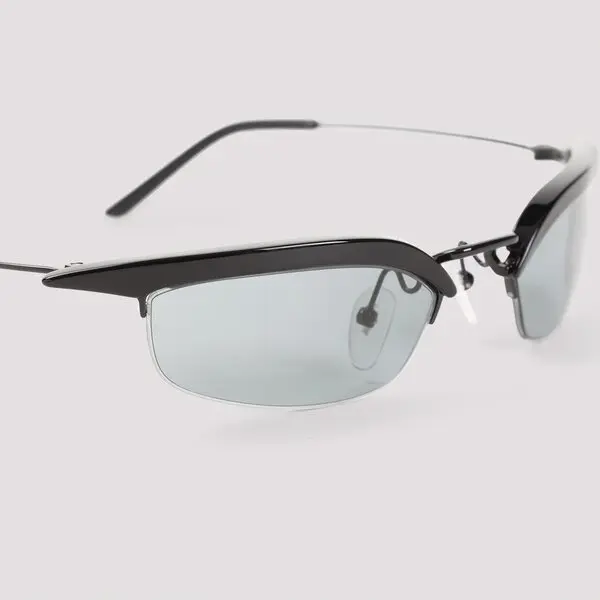Prada Half-rim Cat-eye Sunglasses