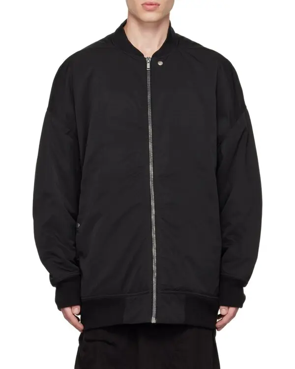 Rick Owens Long Bomber Jacket - Black