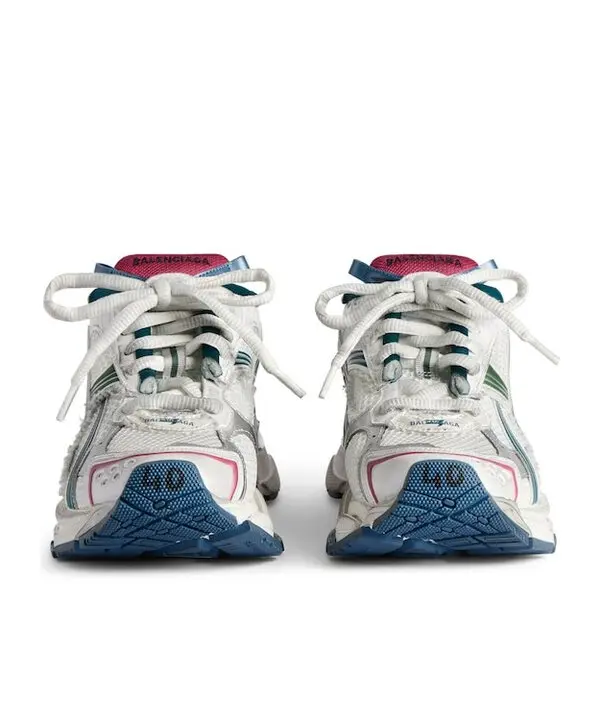 Balenciaga Runner Lace-up Sneakers - White