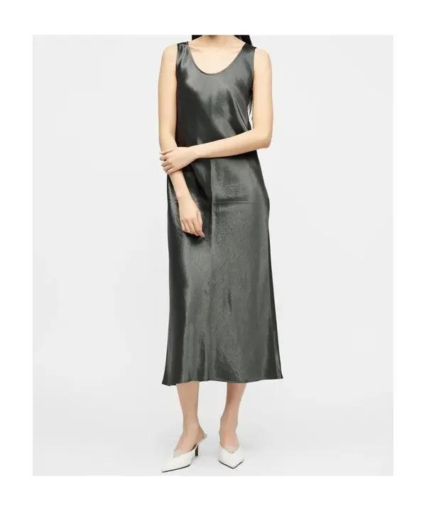 Max Mara Satin Midi Dress
