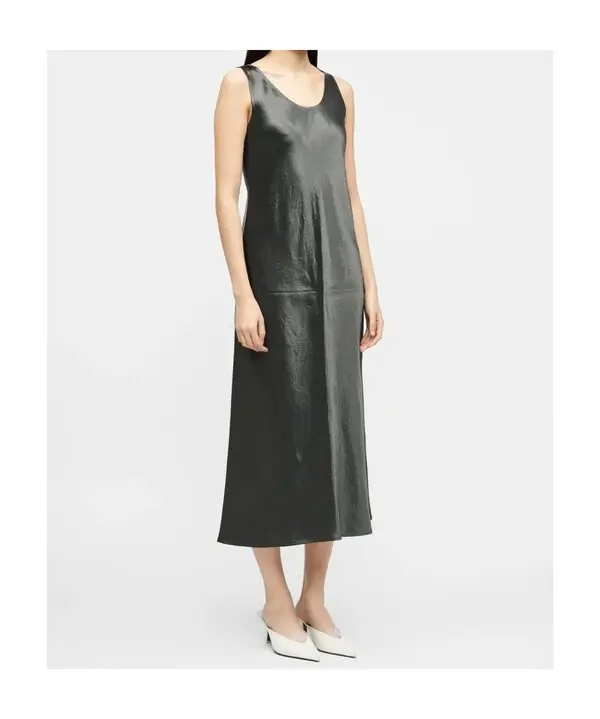 Max Mara Satin Midi Dress