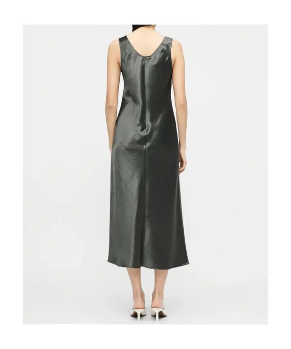 Max Mara Satin Midi Dress