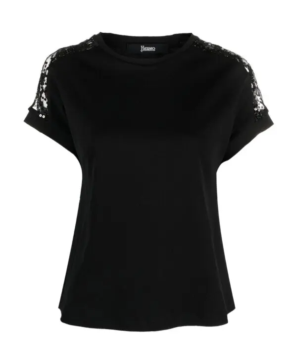 Herno Sequin Embellished T-shirt