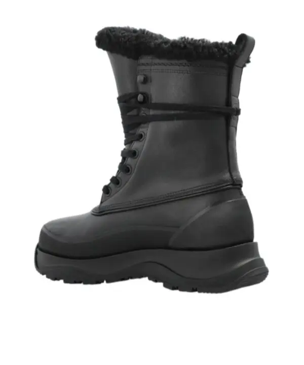 Canada Goose Fur-trimmed Lace-up Platform Boots
