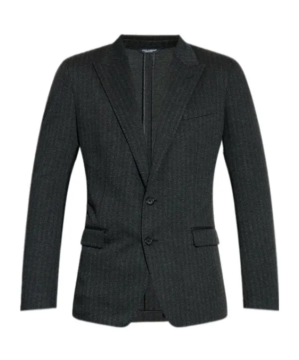Dolce & Gabbana Pinstriped Single-breasted Blazer