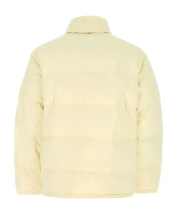 JIL SANDER High Neck Long-sleeve Quilted Jacket - Nude