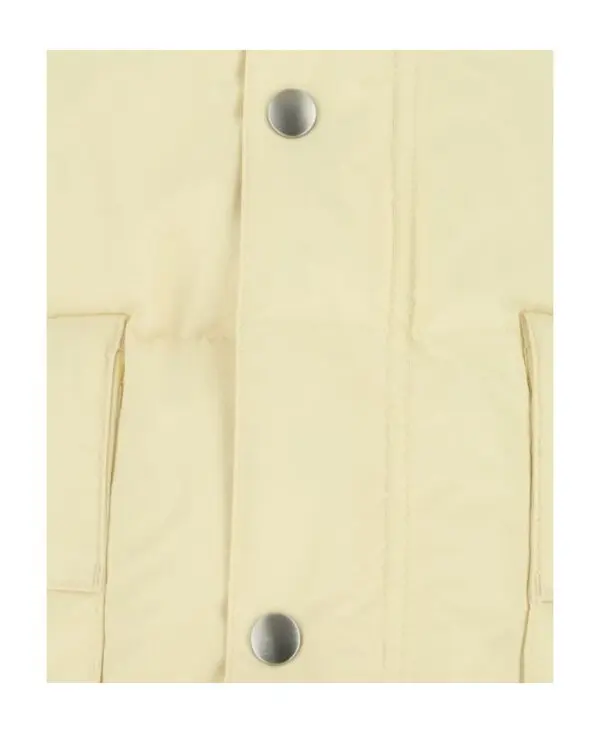 JIL SANDER High Neck Long-sleeve Quilted Jacket - Nude