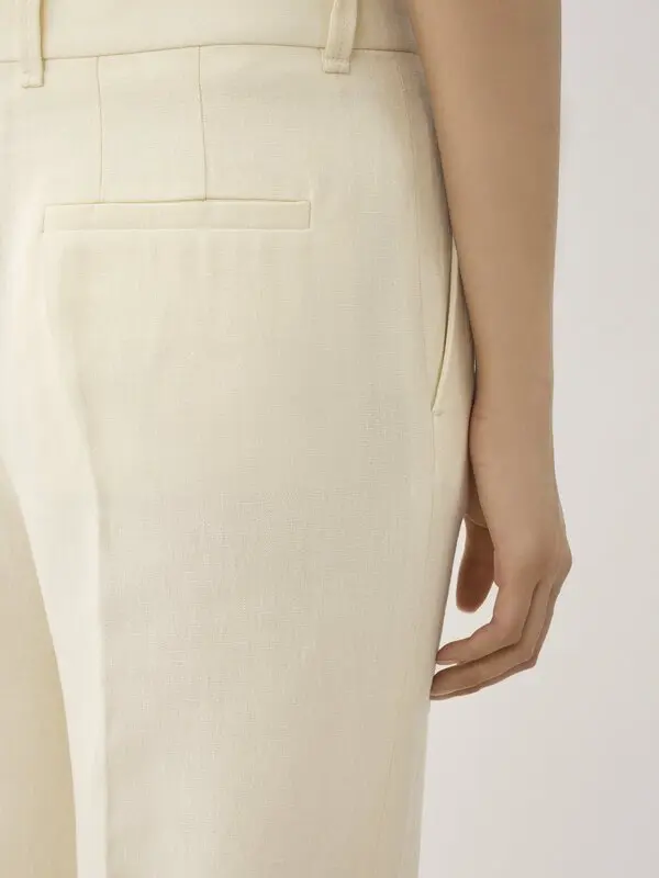 Chloé Wide-leg Tailored Trousers - White
