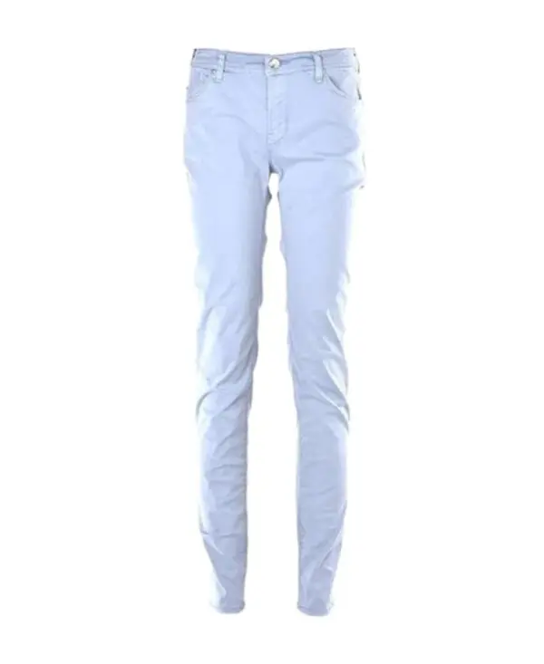 Emporio Armani Straight Slim-fitting Denim Pants - Blue