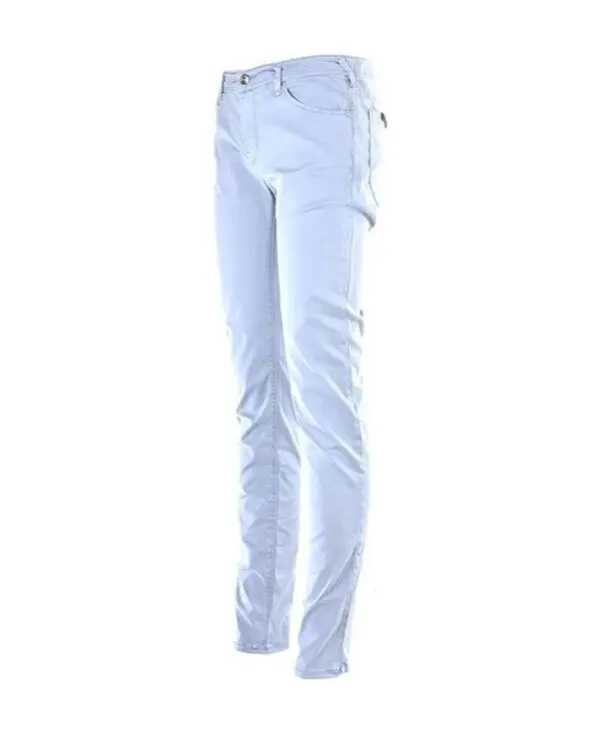 Emporio Armani Straight Slim-fitting Denim Pants - Blue