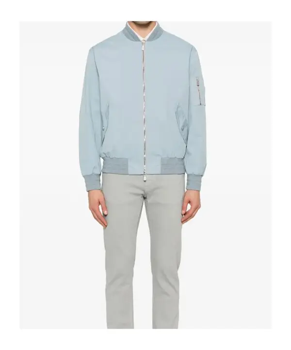 Eleventy Twill Bomber Jacket