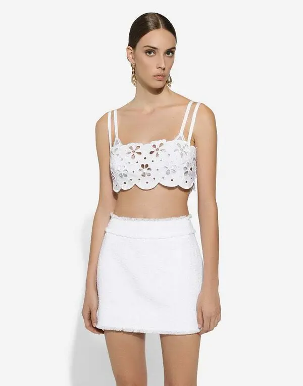 Dolce & Gabbana Lace Cut-out Top