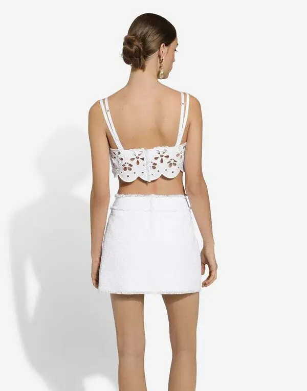 Dolce & Gabbana Lace Cut-out Top