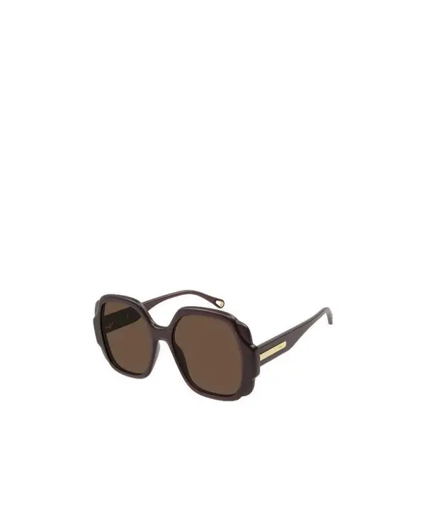Chloé Square Frame Sunglasses - Brown