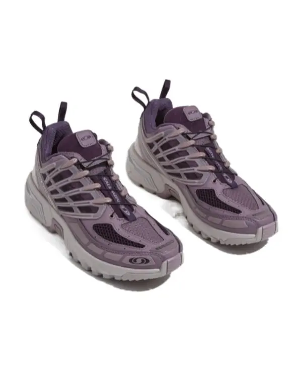 SALOMON Acs Pro Round Toe Sneakers - Gray