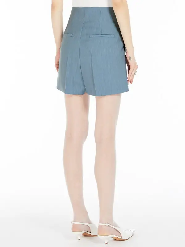 Sportmax Adorato Pleated Detail Shorts