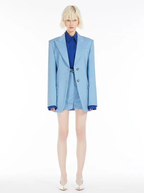 Sportmax Adorato Pleated Detail Shorts