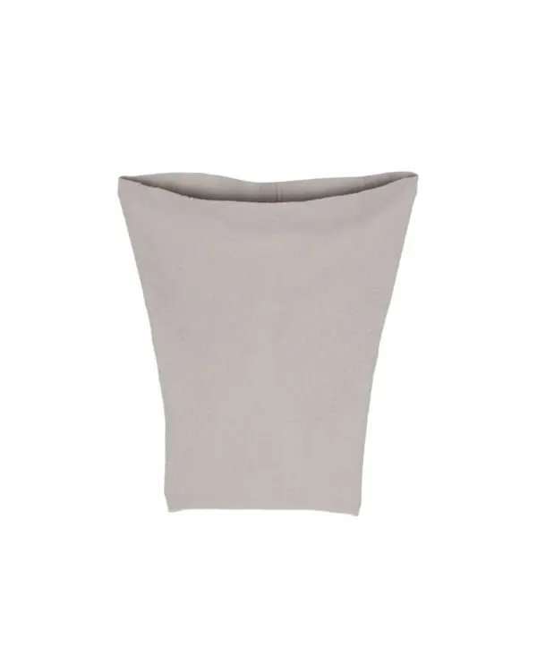 Rick Owens Fine-knit Virgin Wool Cowl Scarf - Gray