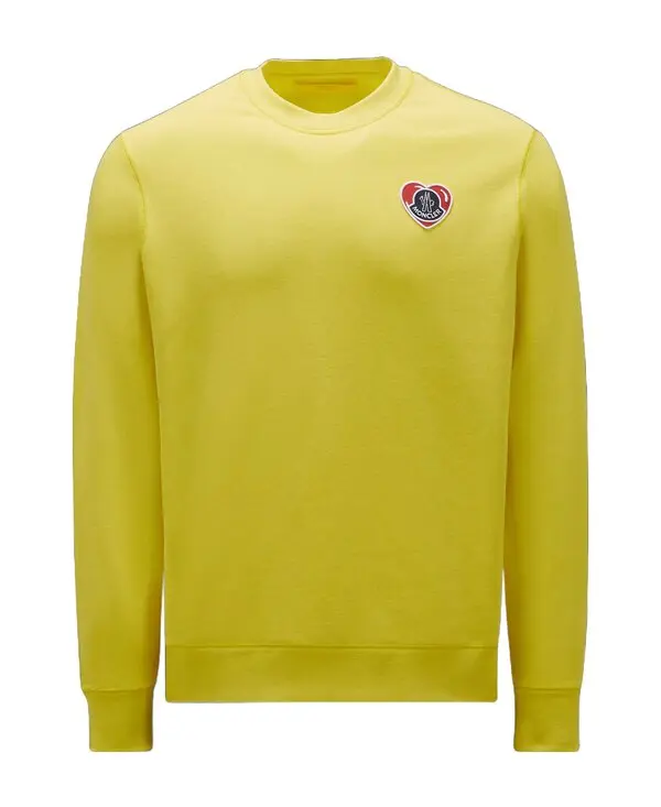 Moncler Logo Sweatshirt - Yellow