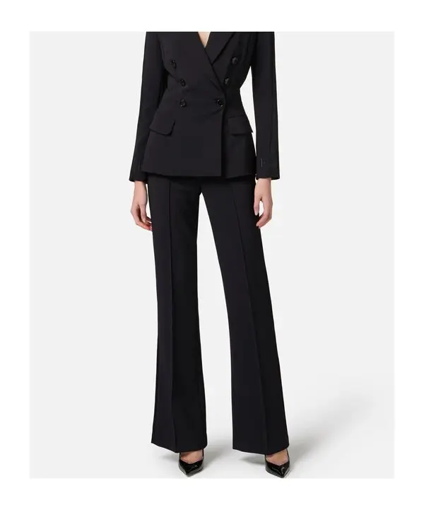 Elisabetta Franchi Pleated Tailored Trousers