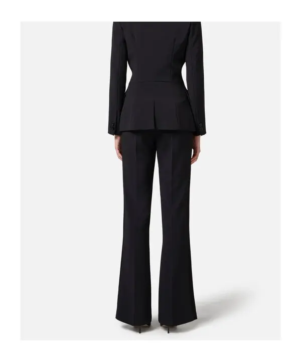 Elisabetta Franchi Pleated Tailored Trousers