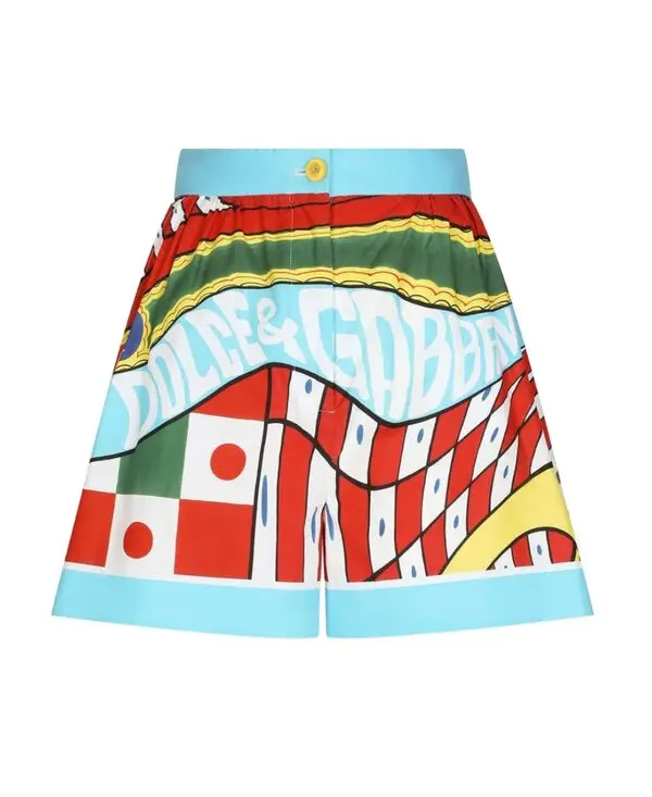 Dolce & Gabbana Dolce Gabbana Carretto-printed Shorts - Multicolor