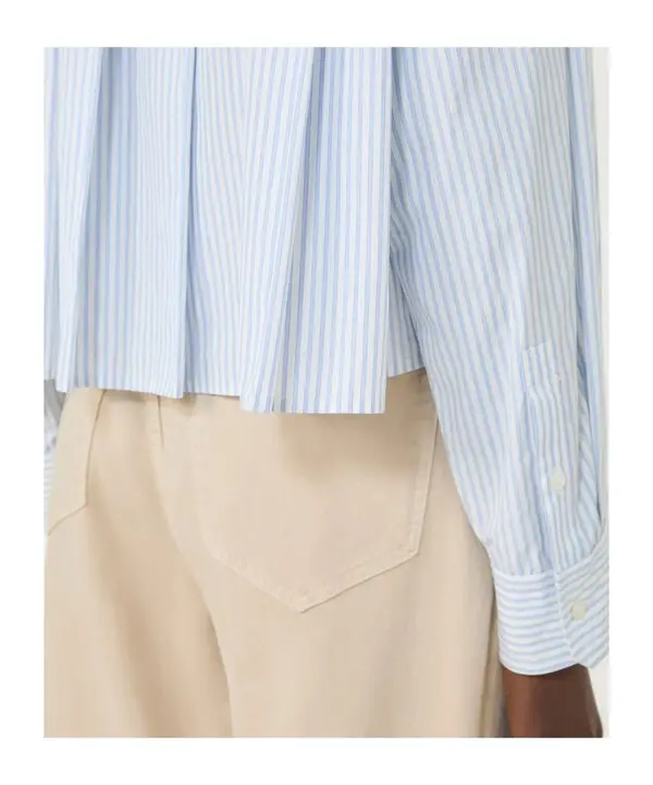 Max Mara Eden Striped Shirt - Light Blue