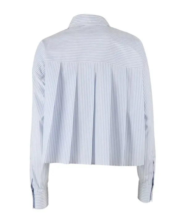 Max Mara Eden Striped Long-sleeve Shirt