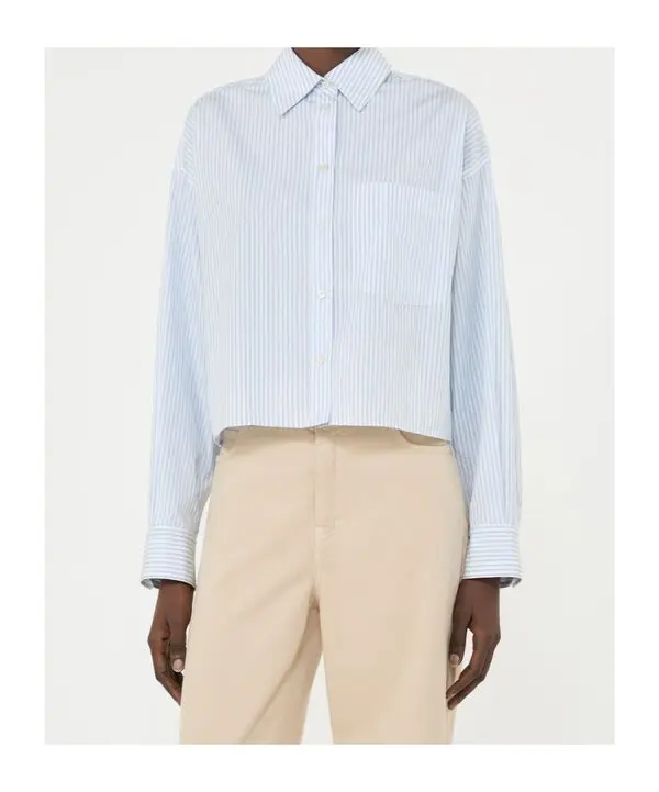 Max Mara Eden Striped Long-sleeve Shirt