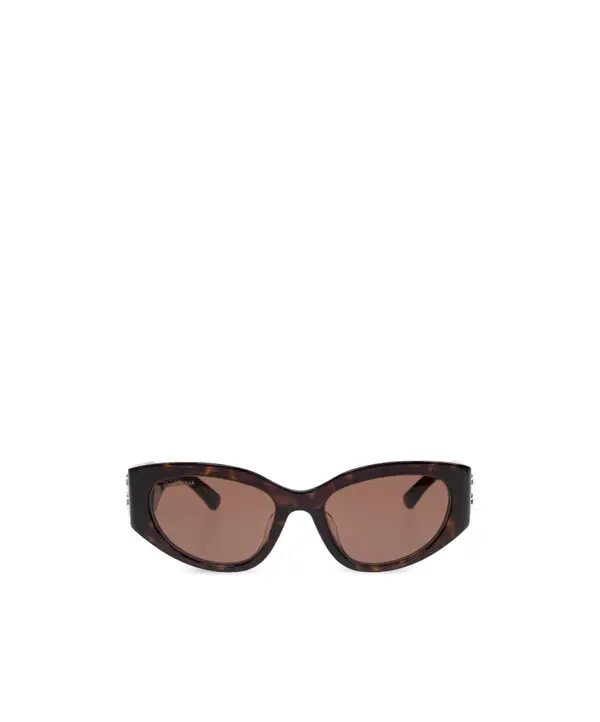 Balenciaga Bossy Cat-eye Frame Sunglasses - Brown