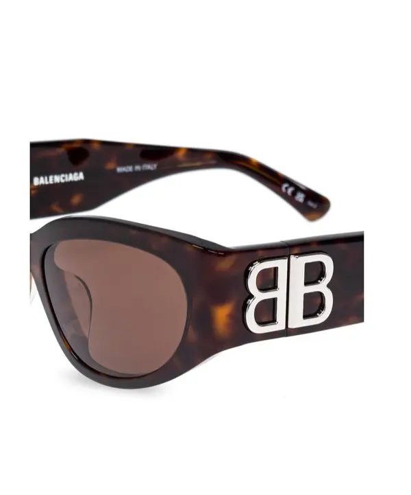 Balenciaga Bossy Cat-eye Frame Sunglasses - Brown