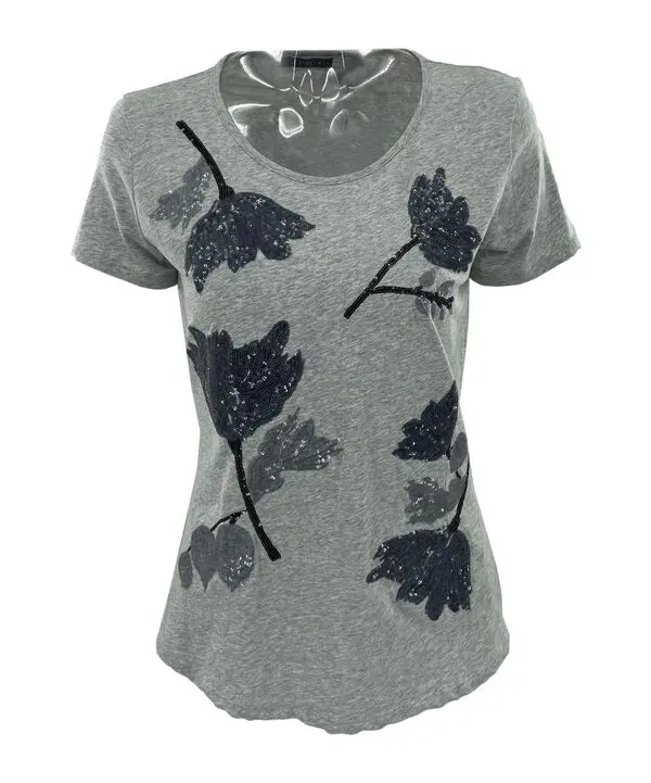 Sportmax Short Sleeve T-shirt With Graphic Detail