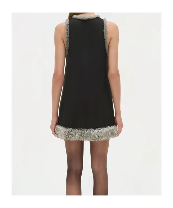 Simkhai Darcy Beaded Fringe Mini Dress