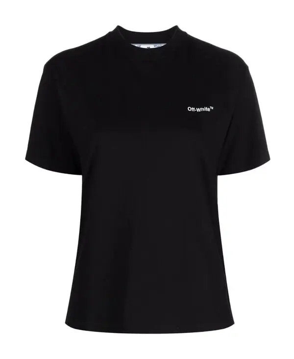 Off-White Diagonal Stripe Print T-shirt