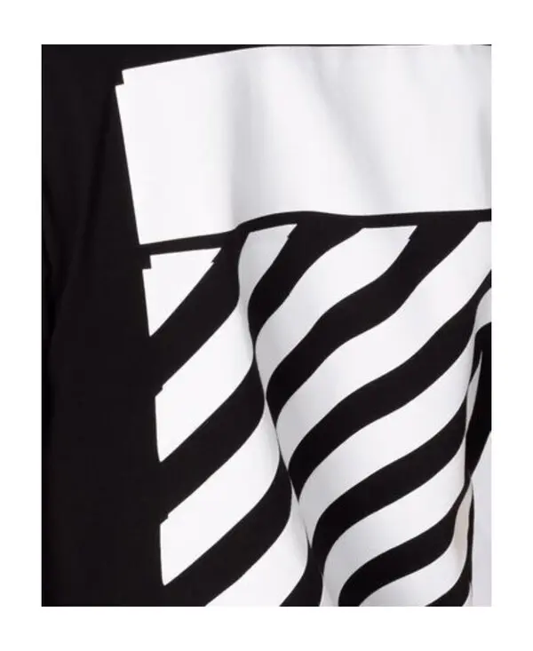 Off-White Diagonal Stripe Print T-shirt