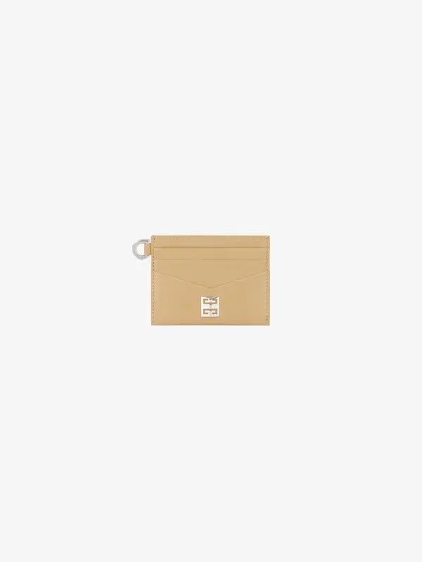 Givenchy 4g Plaque Cardholder - Nude