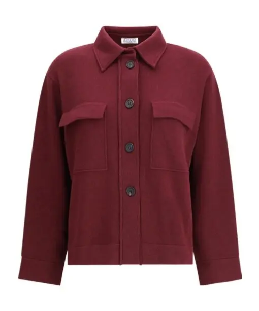 Brunello Cucinelli Single-breasted Cardigan With Button Fastening And Flap Chest Pocket